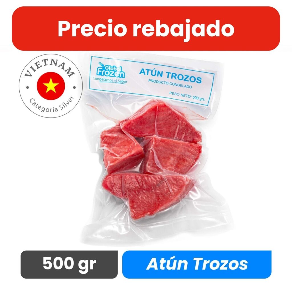 Atún en Trozos – Caja 10 kg – Global Frozen